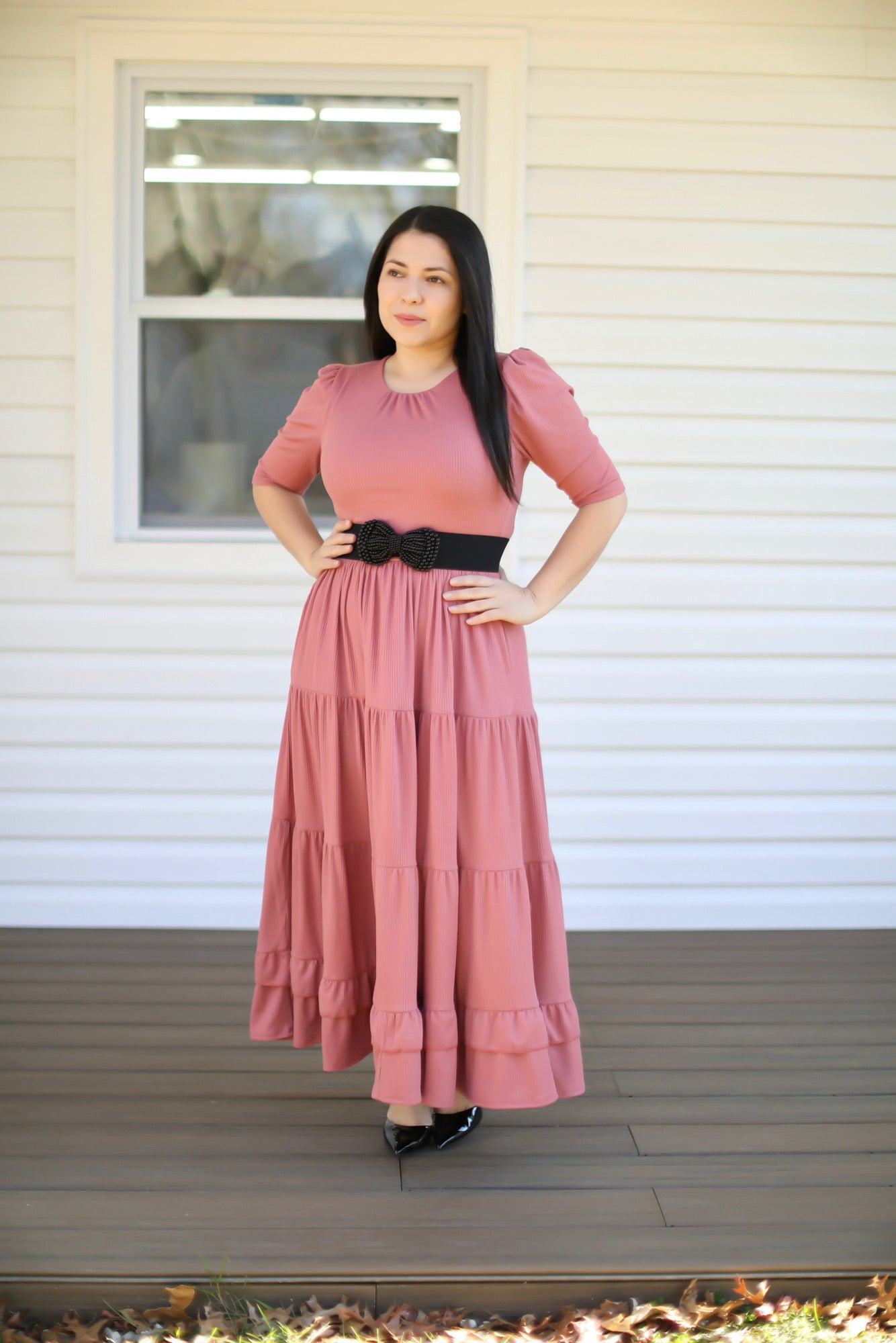Dusty Pink Soft Maxi Dress – Beauty In Modesty Boutique
